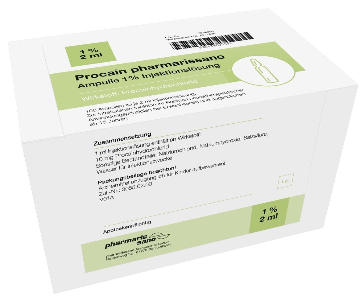 Procain pharmarissano 1% Ampulle 50 x 2ml | PZN 16816212